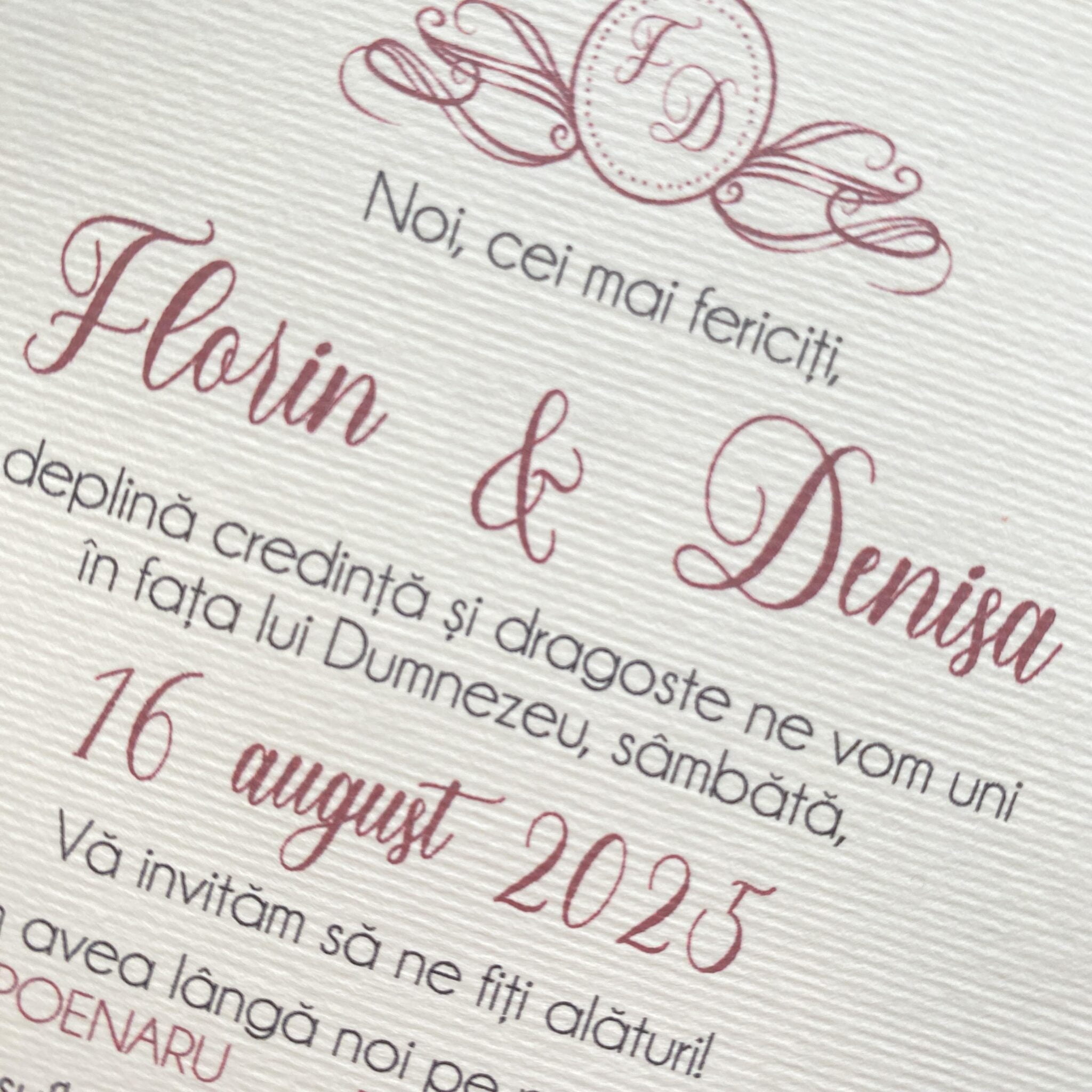 [SET] Invitatii Nunta Elegante 62 Regency cu Plic Ivory Sidefat si ...